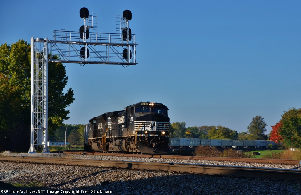 NS 9719 brings Triple Crown through town.